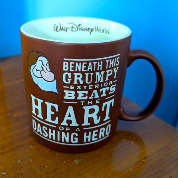 Disney | Dining | Brown Grumpy Snow White And The Seven Dwarves Walt ...